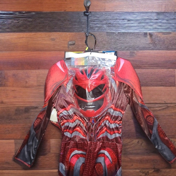Power Ranger | Costumes | Power Rangers Movie Version Kids Red Ranger ...